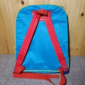 Disney | Accessories | Vintage Dick Tracy The Kid Backpack Blue Bag ...